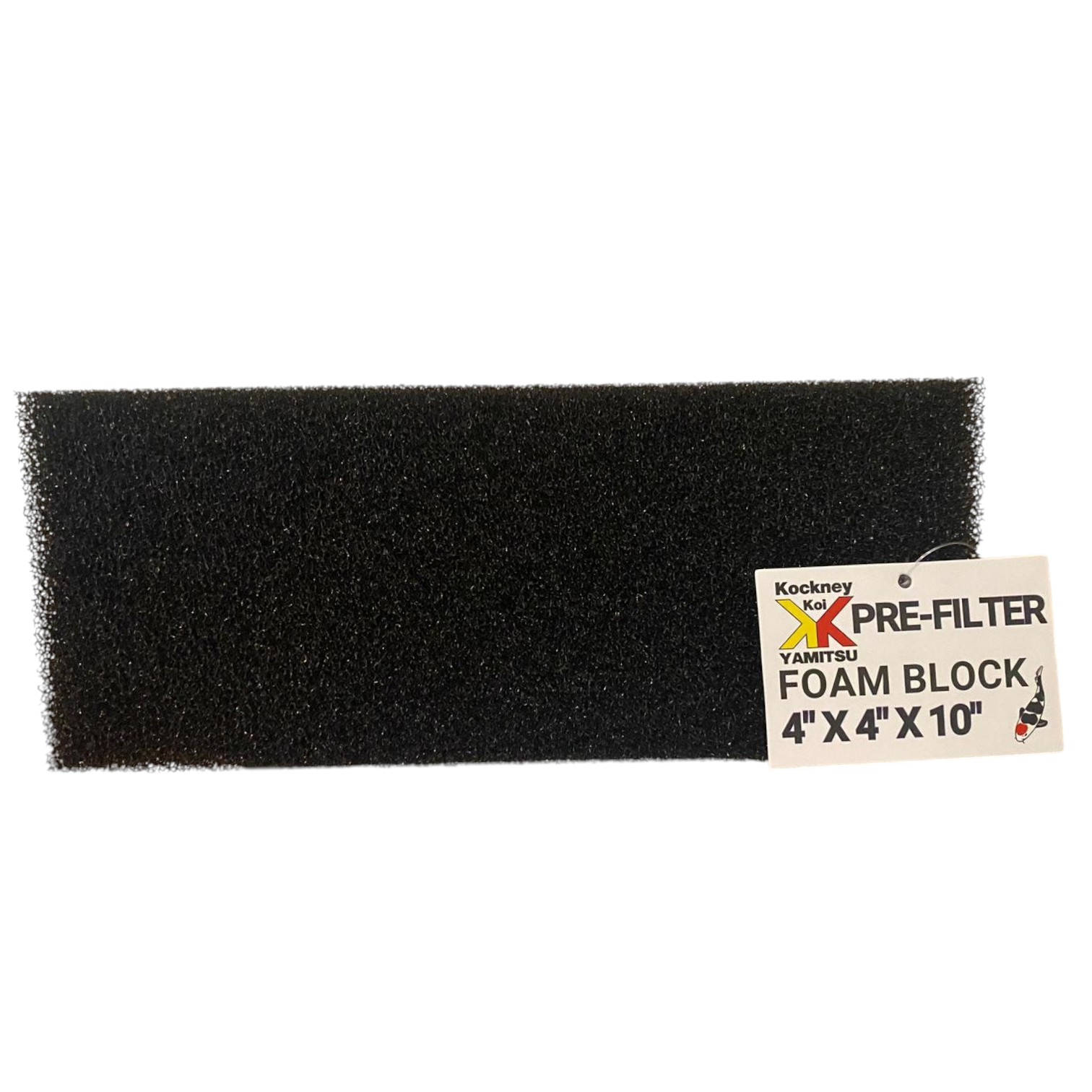 Foam Block Pre-filter 4″ x 4″ x 10″ – Kockney Koi