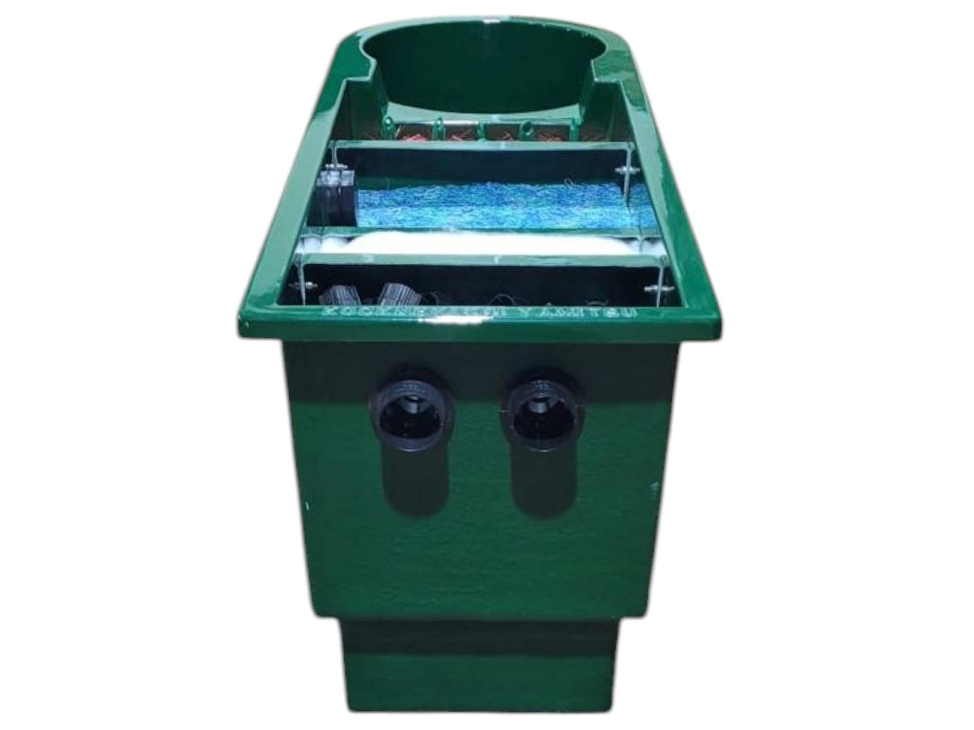 5,000 Pump Fed Multi Bay Fibreglass Filter with Vortex – Kockney Koi